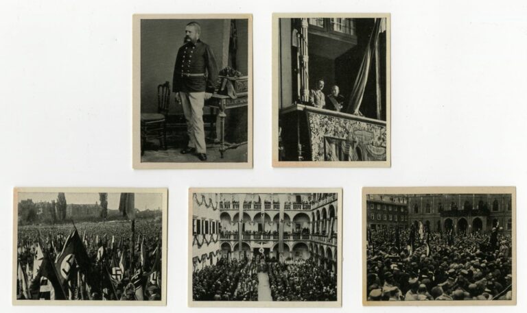 "Adolf Hitler and his way to Great Germany" - a collection of cigarette ...