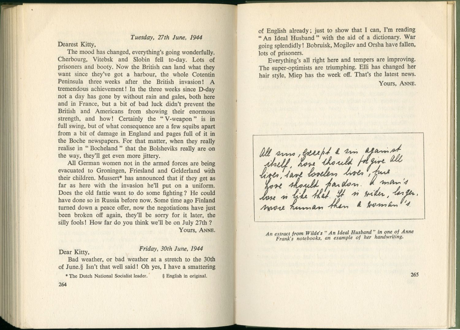 The Diary of Anne Frank - First British Edition. London, 1952 - a fine ...