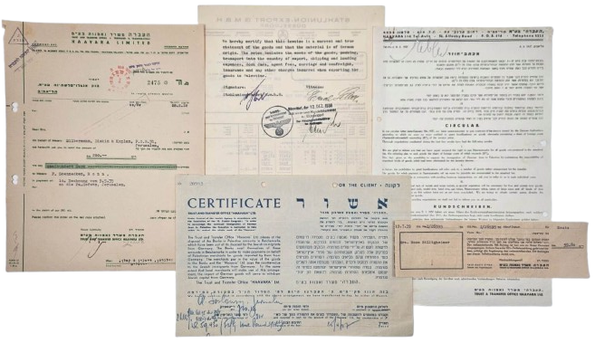 Collection of documents of immigrants to the Land of Israel within the ...