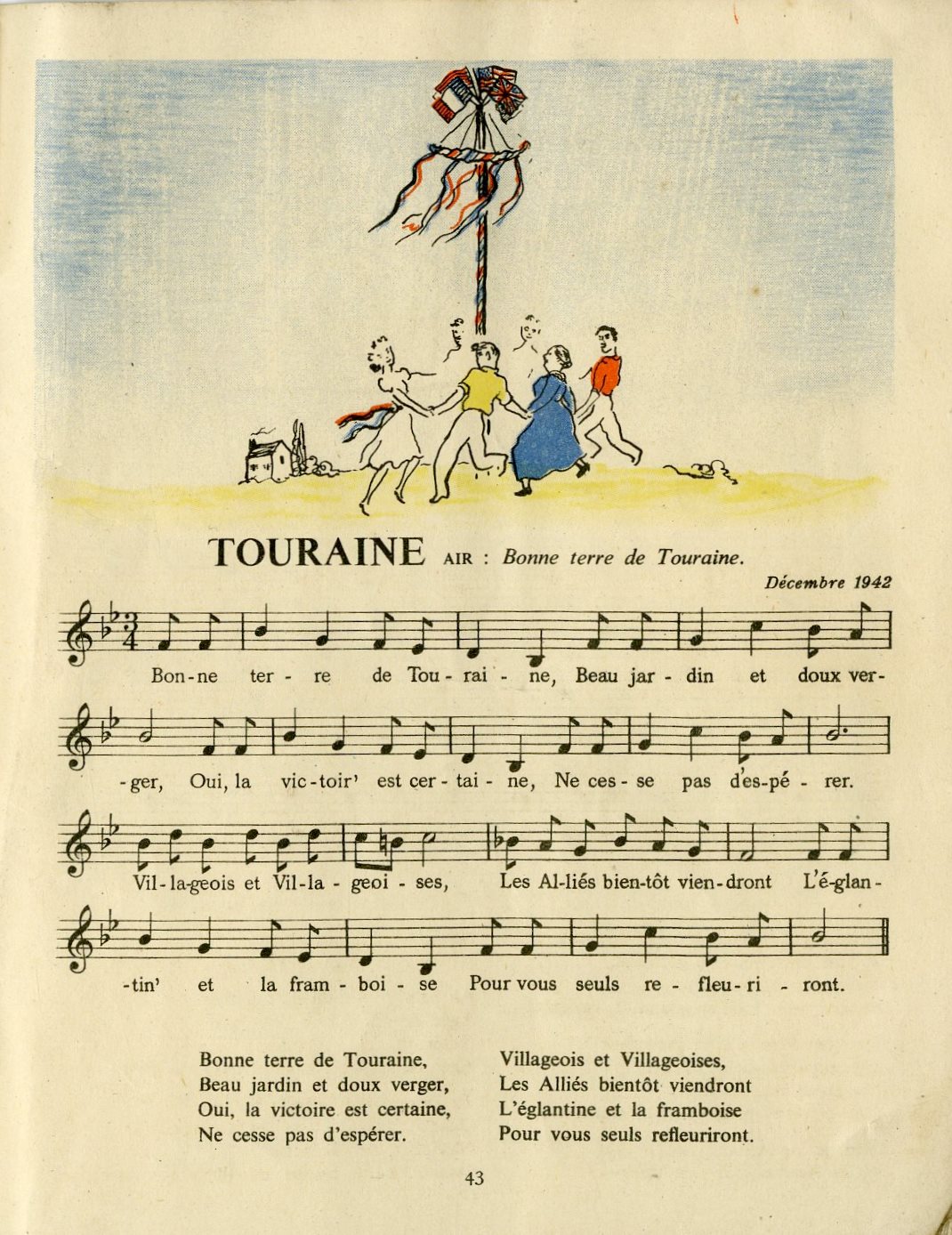 Booklet of anti-Nazi songs and caricatures – "Free France" radio in ...