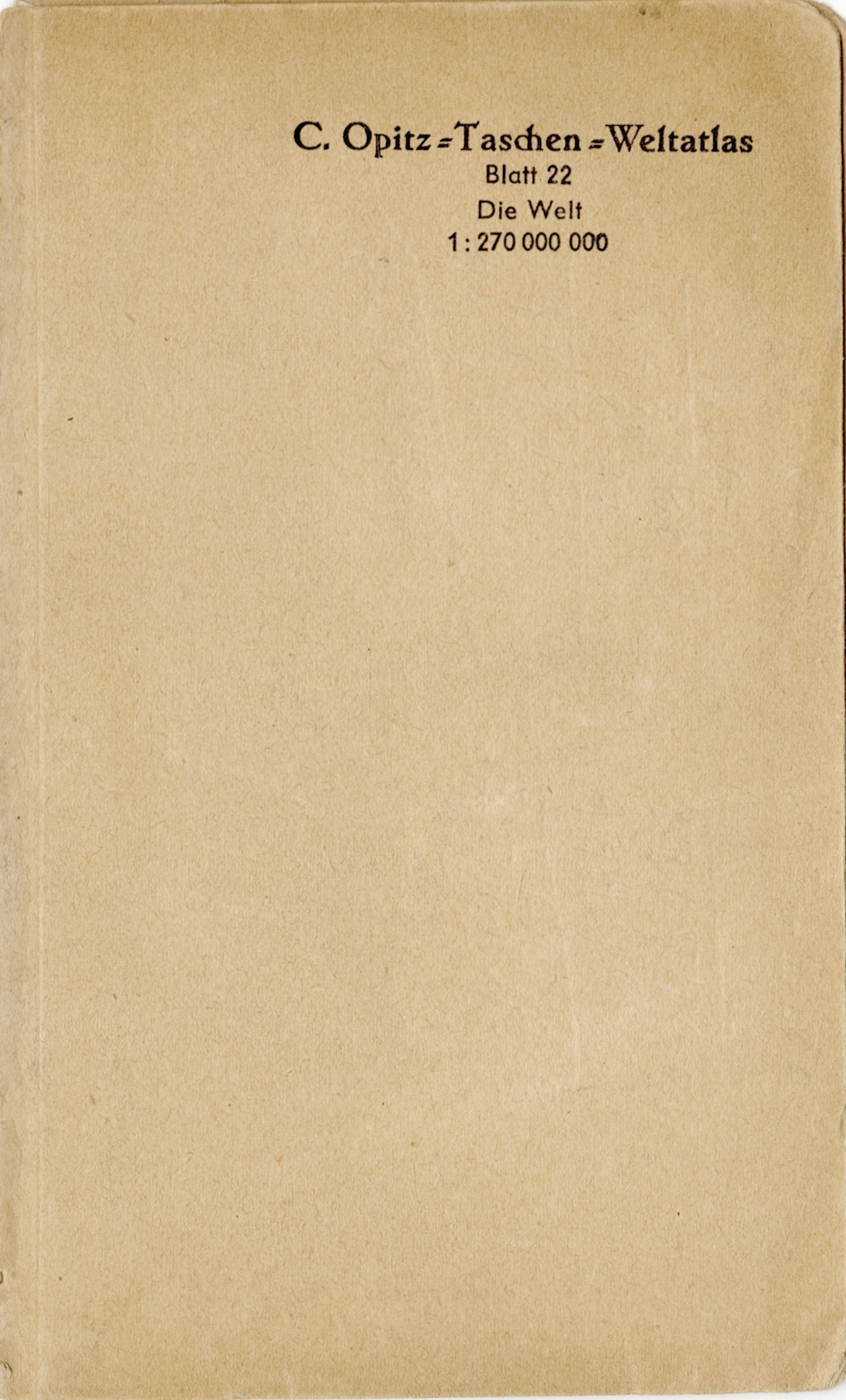 Promotional booklet for maps of Europe and the world, presenting the ...