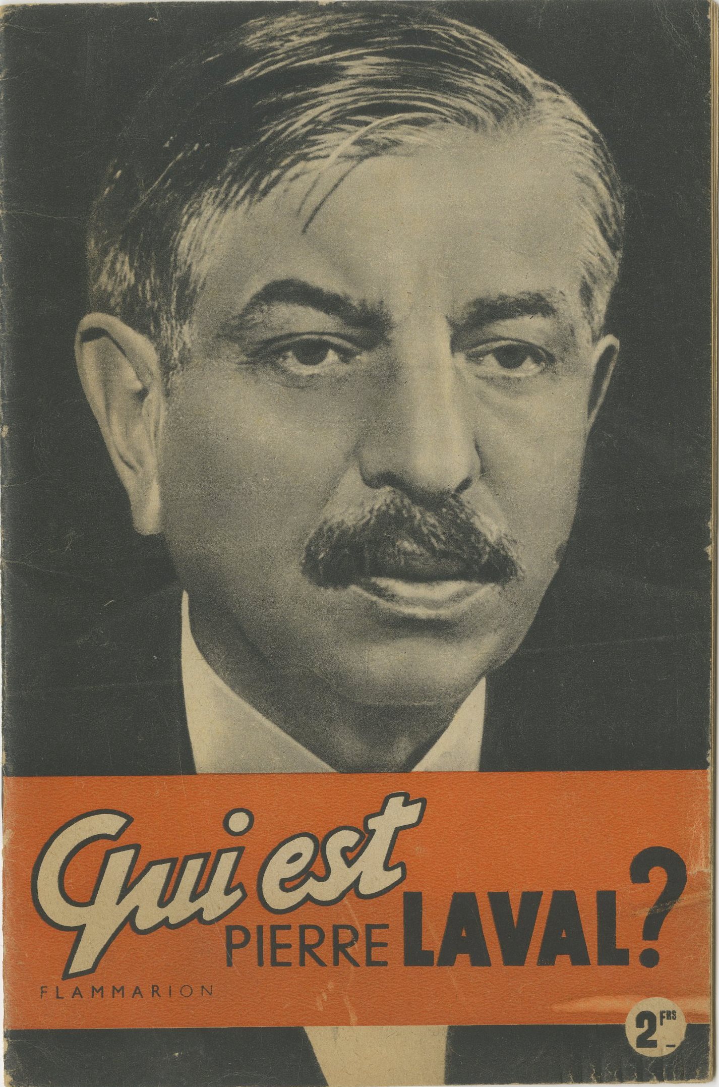 A rare publication in praise of Pierre Laval – the Prime Minister of ...